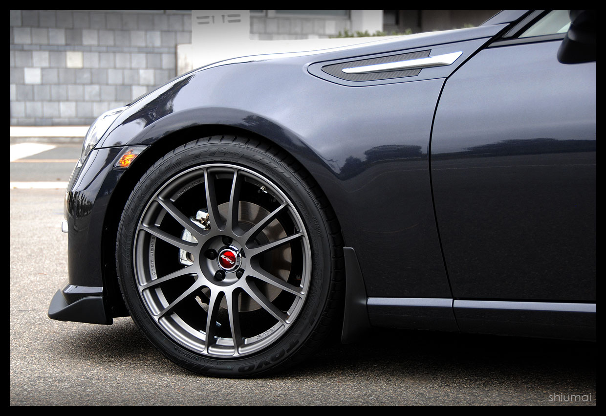 Subaru BRZ Custom Wheels Gram Lights 57Xtreme 18x8 5 ET Tire Size