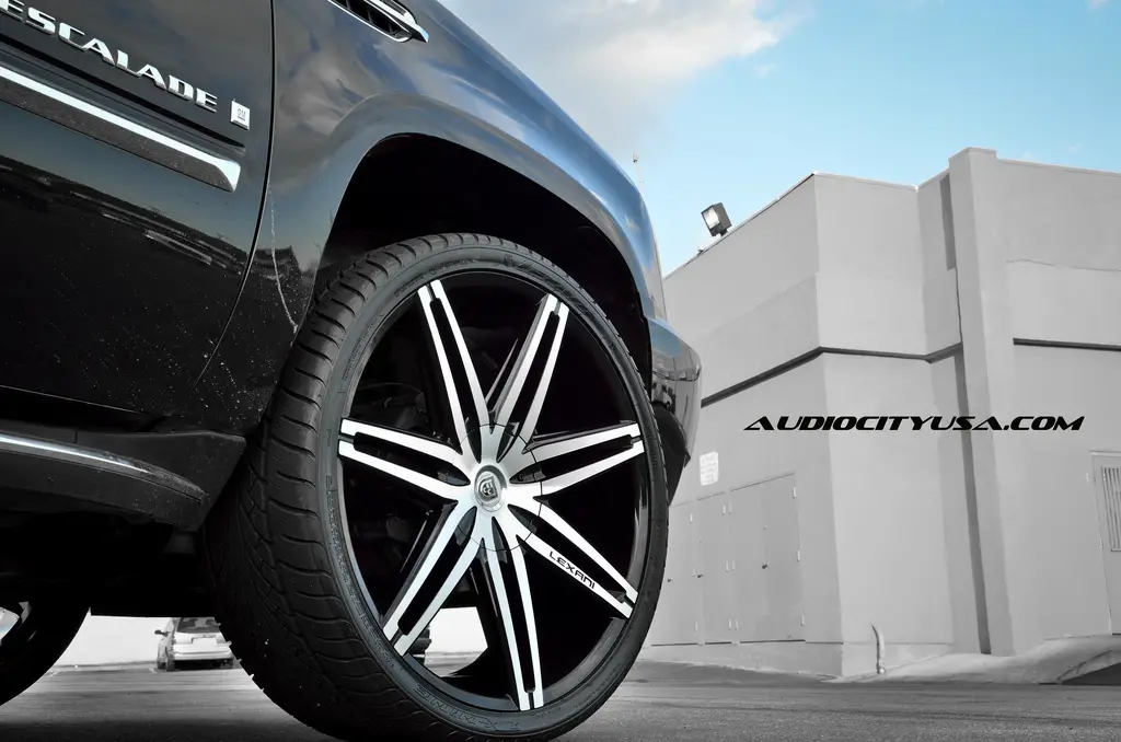 Cadillac Escalade custom wheels Lexani Johnson 26x10.0, ET , tire size ...